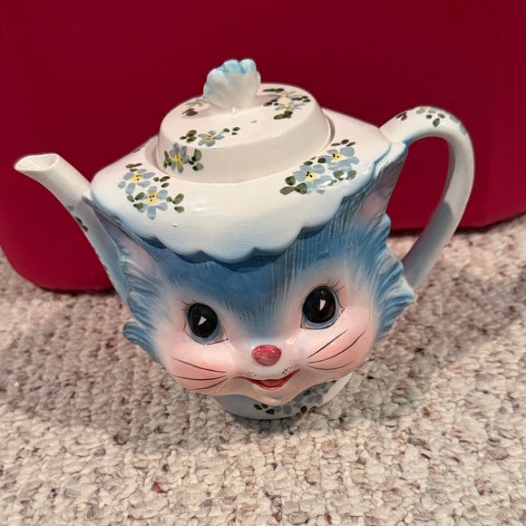 Lefton | Kitchen | Lefton Miss Priss Cat Teapot Whimsical Cat Teapot ...